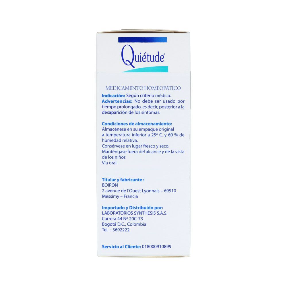 Quietude Homeopático Jarabe Dietesyn Sa Frasco X 200mL