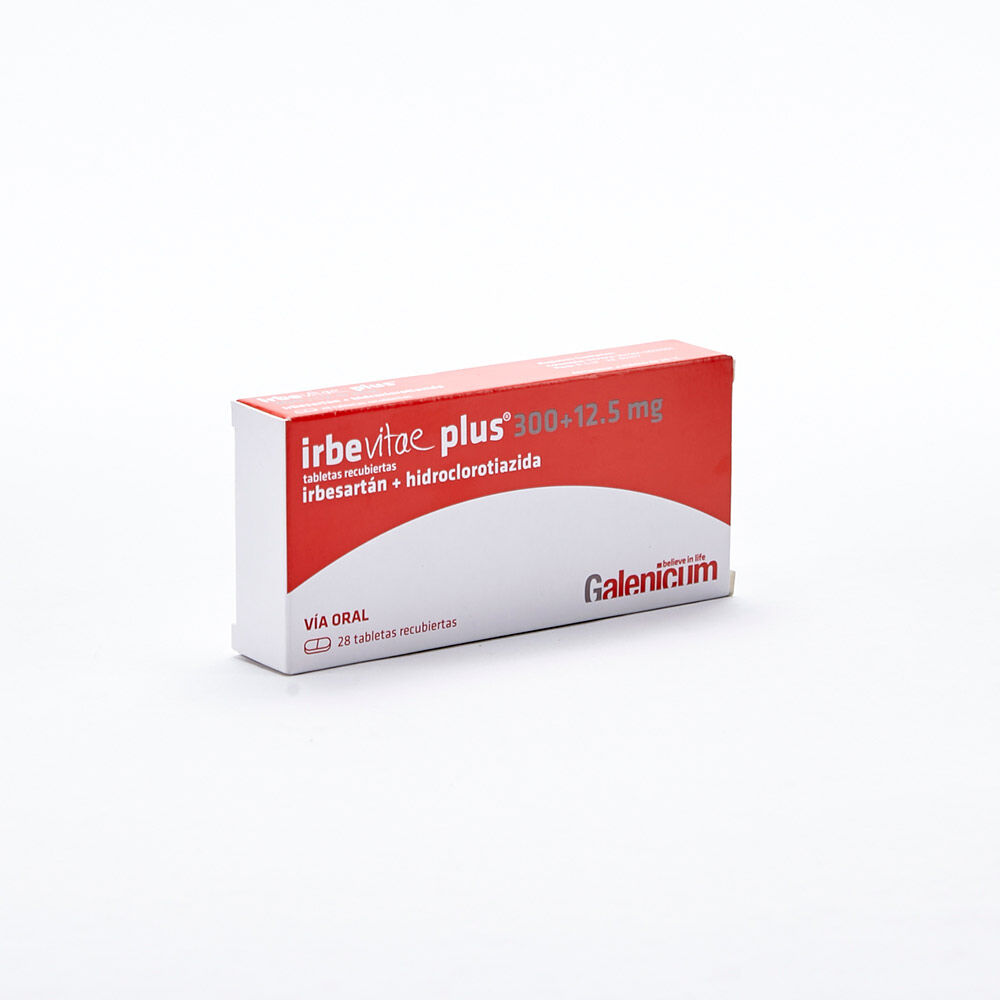 Irbevitae Plus Tableta Recubierta (12.5+300)Mg Caja X 28
