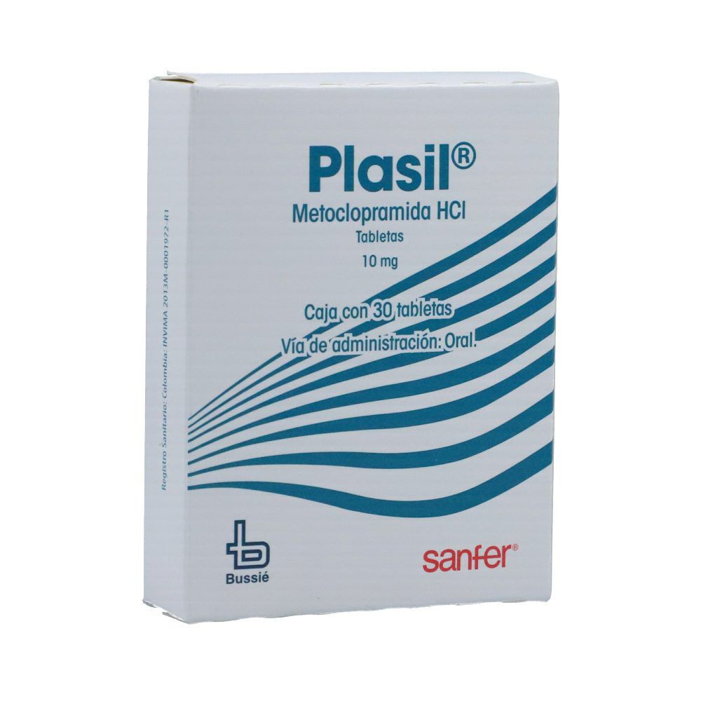 Plasil 10Mg Caja X 30 Tabletas