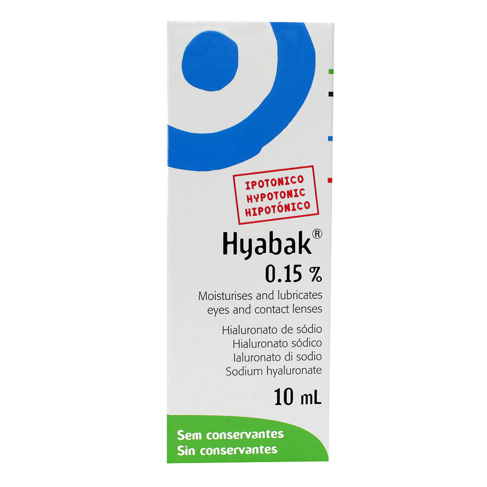 Hyabak 0.15% Frasco X 10 mL
