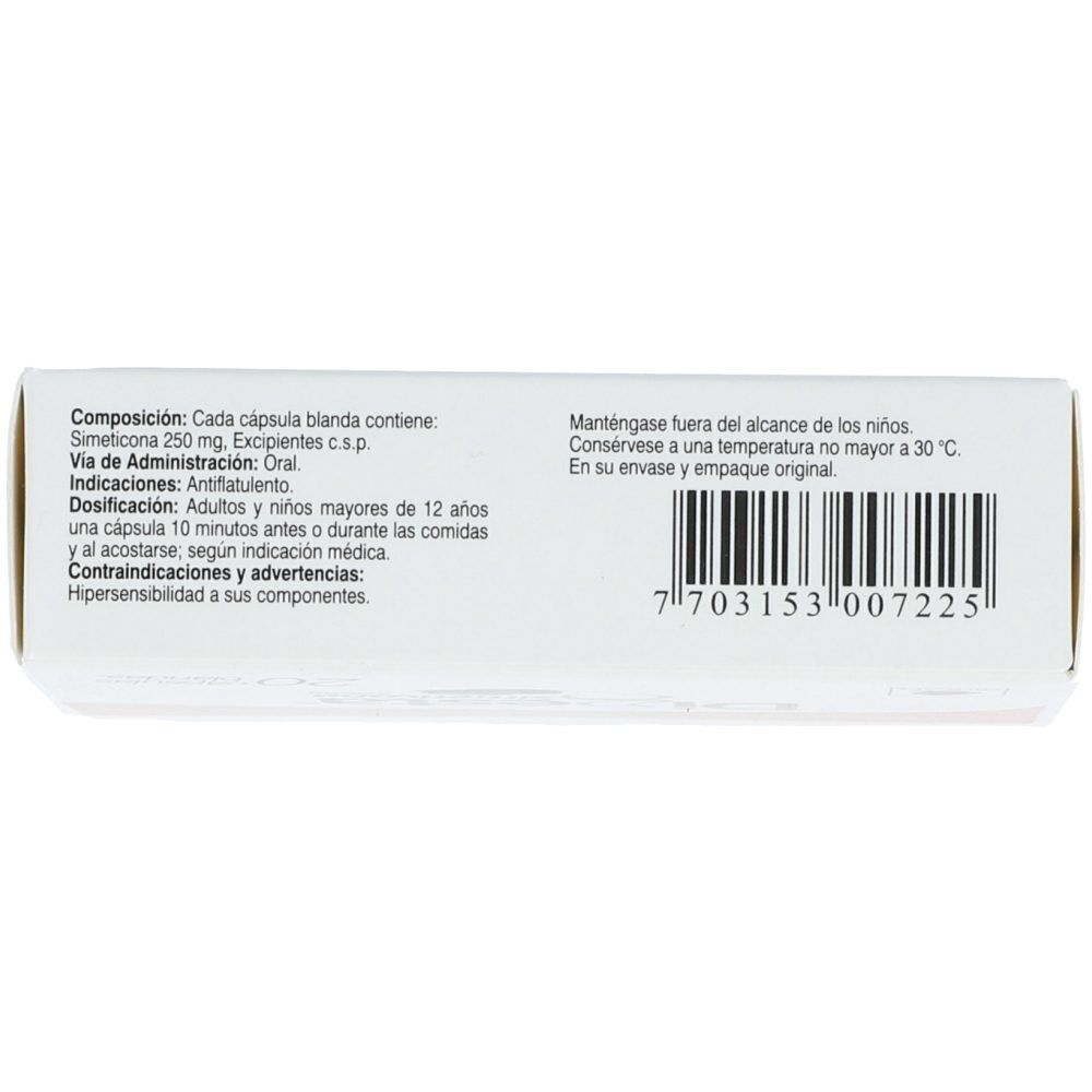 Digesta Cápsulas Blandas 250 mg Caja X 20