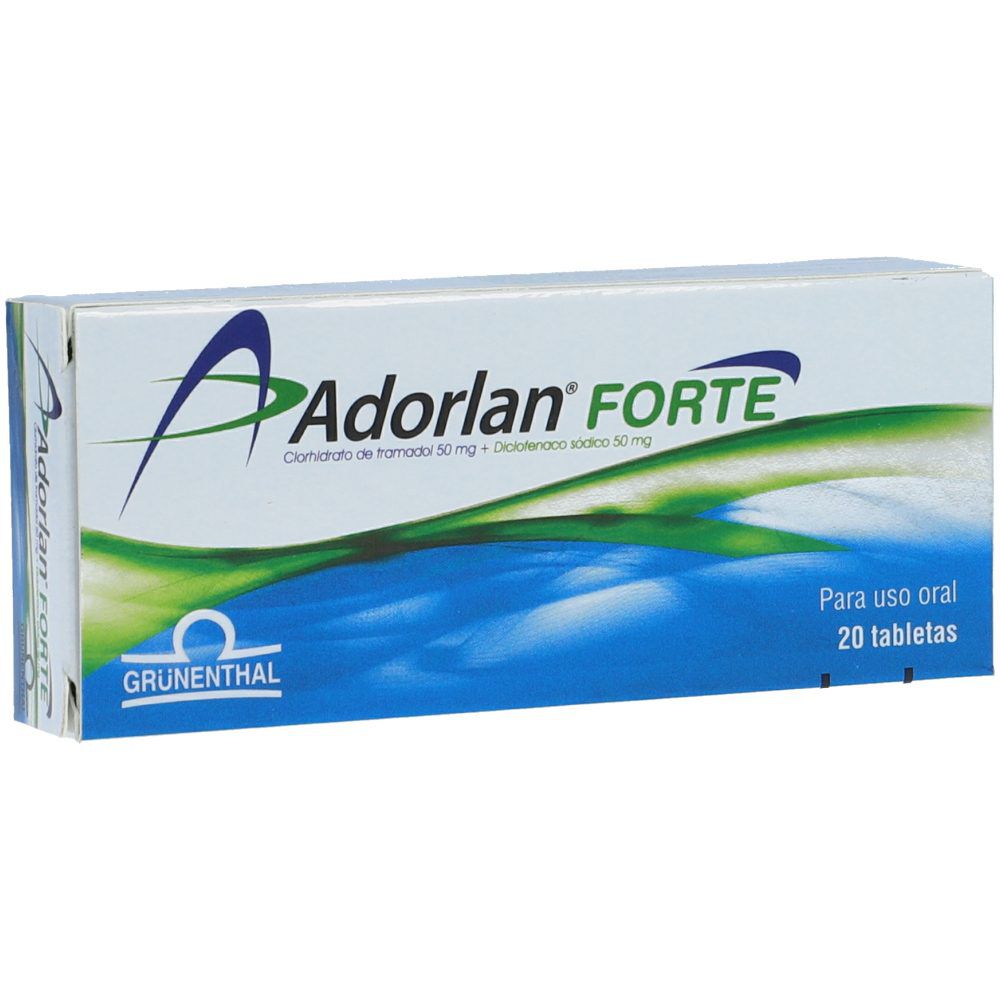 Adorlan Forte Tabletas (50+50)Mg Caja X 20