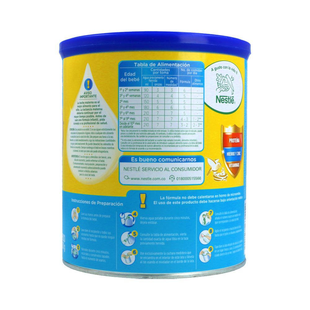 Formula Lactea Etapa 1 Polvo Baby Klim Tarro X 800Gr