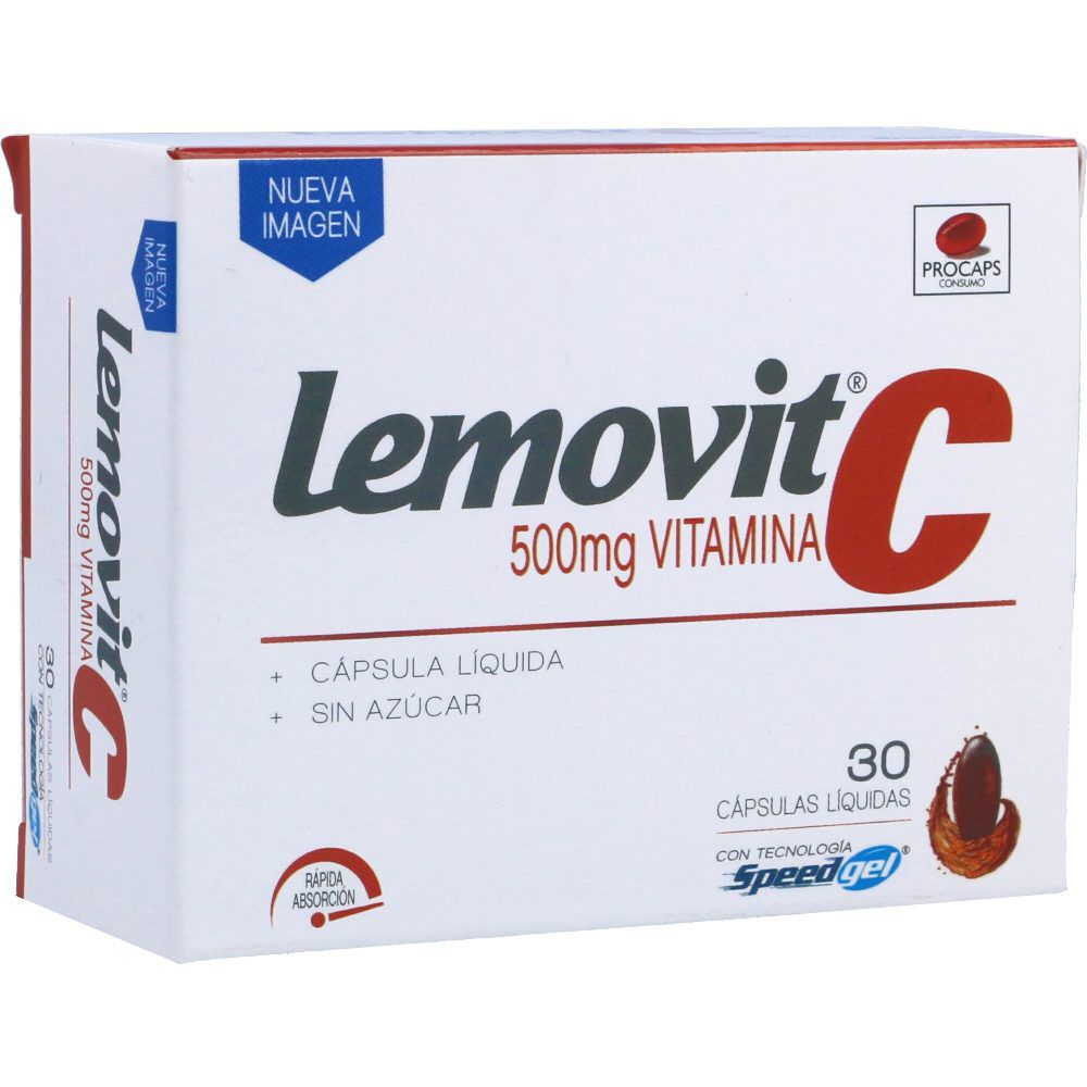Lemovit Cápsulas Líquidas 500Mg Caja X 30