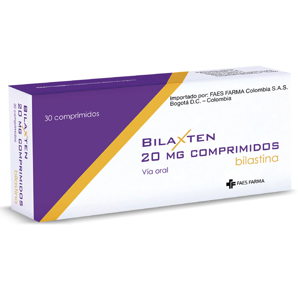 Bilaxten 20Mg Tableta Caja por 30