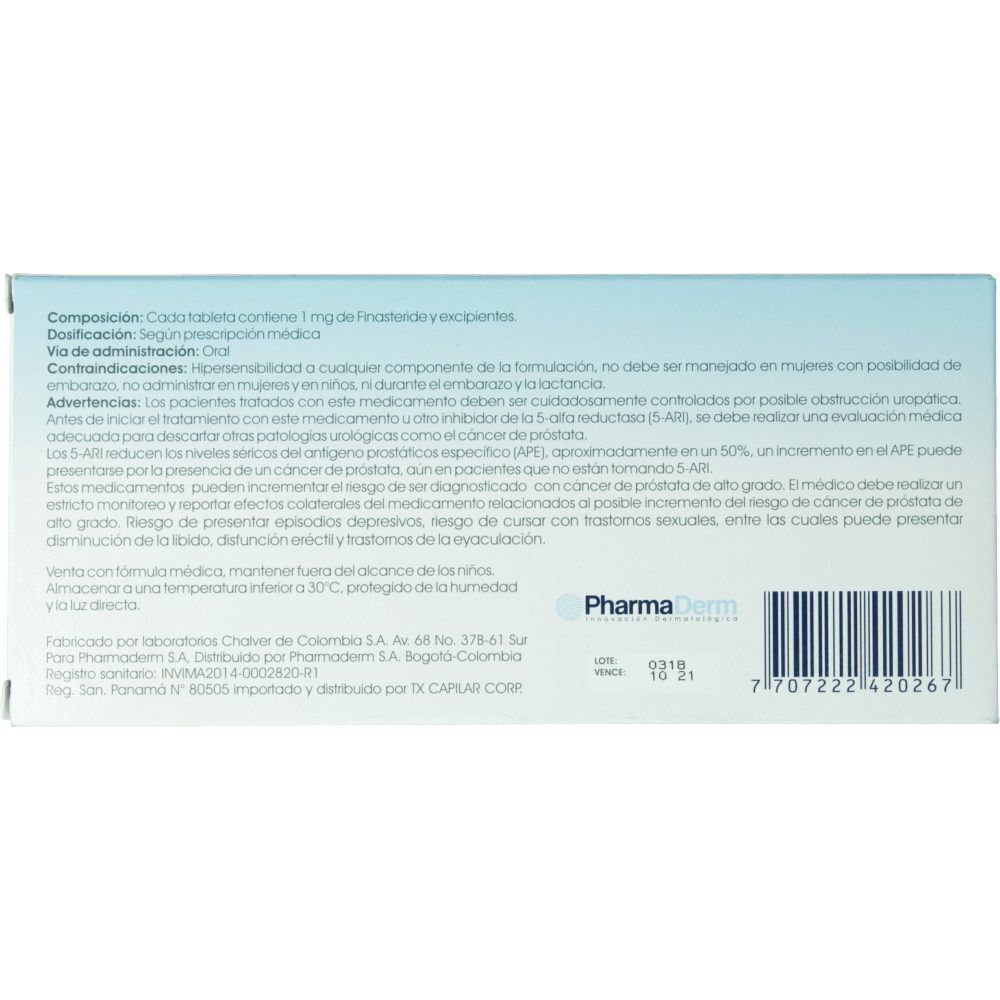 Finapel 1Mg Caja X 28 Tabletas