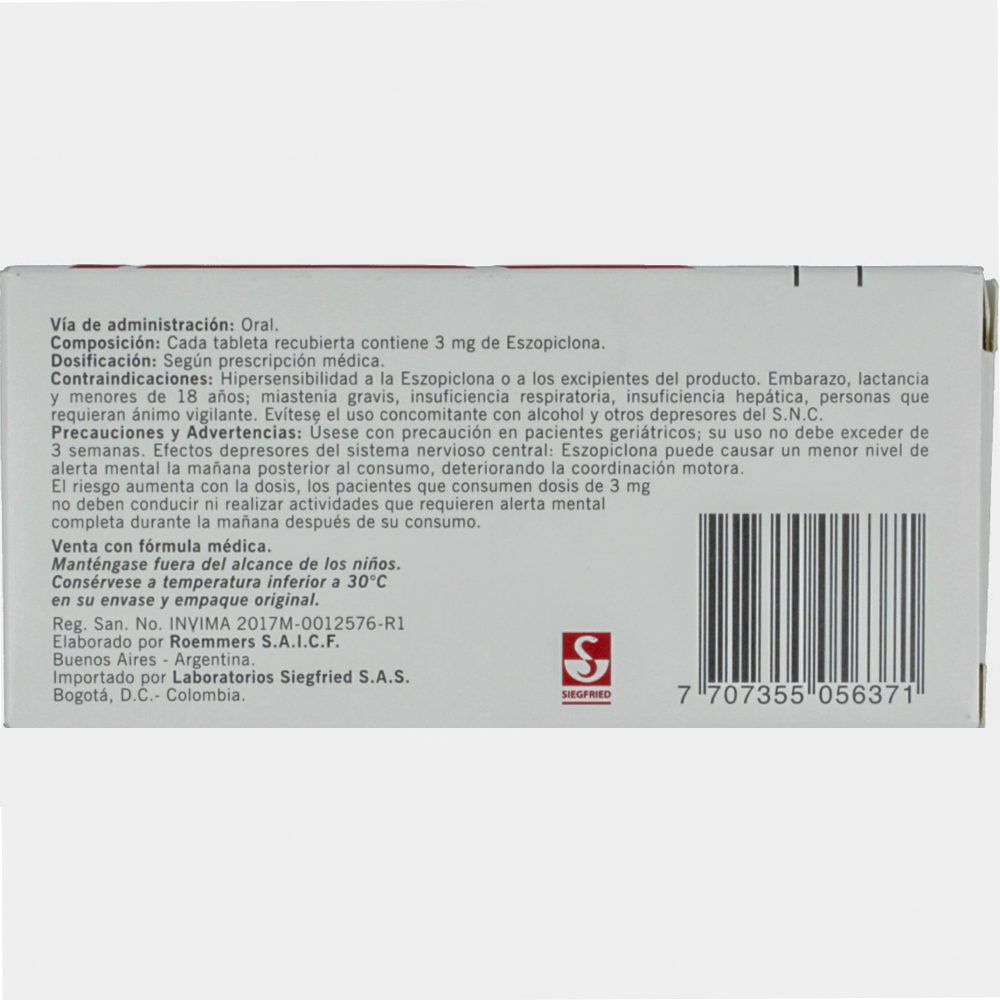 Inductal 3Mg Caja X 30 Tabletas Recubiertas