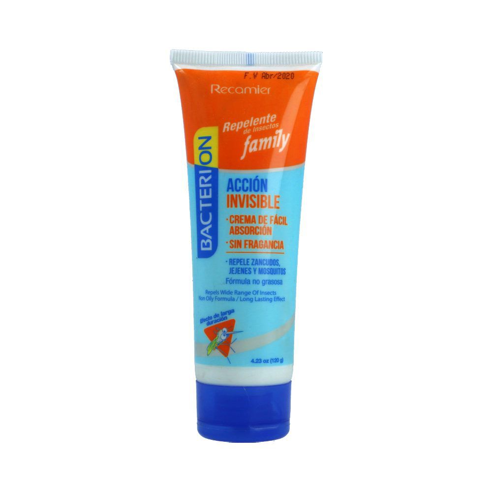 Repelente Insectos Family Crema Bacterion Tubo X 120 Gr