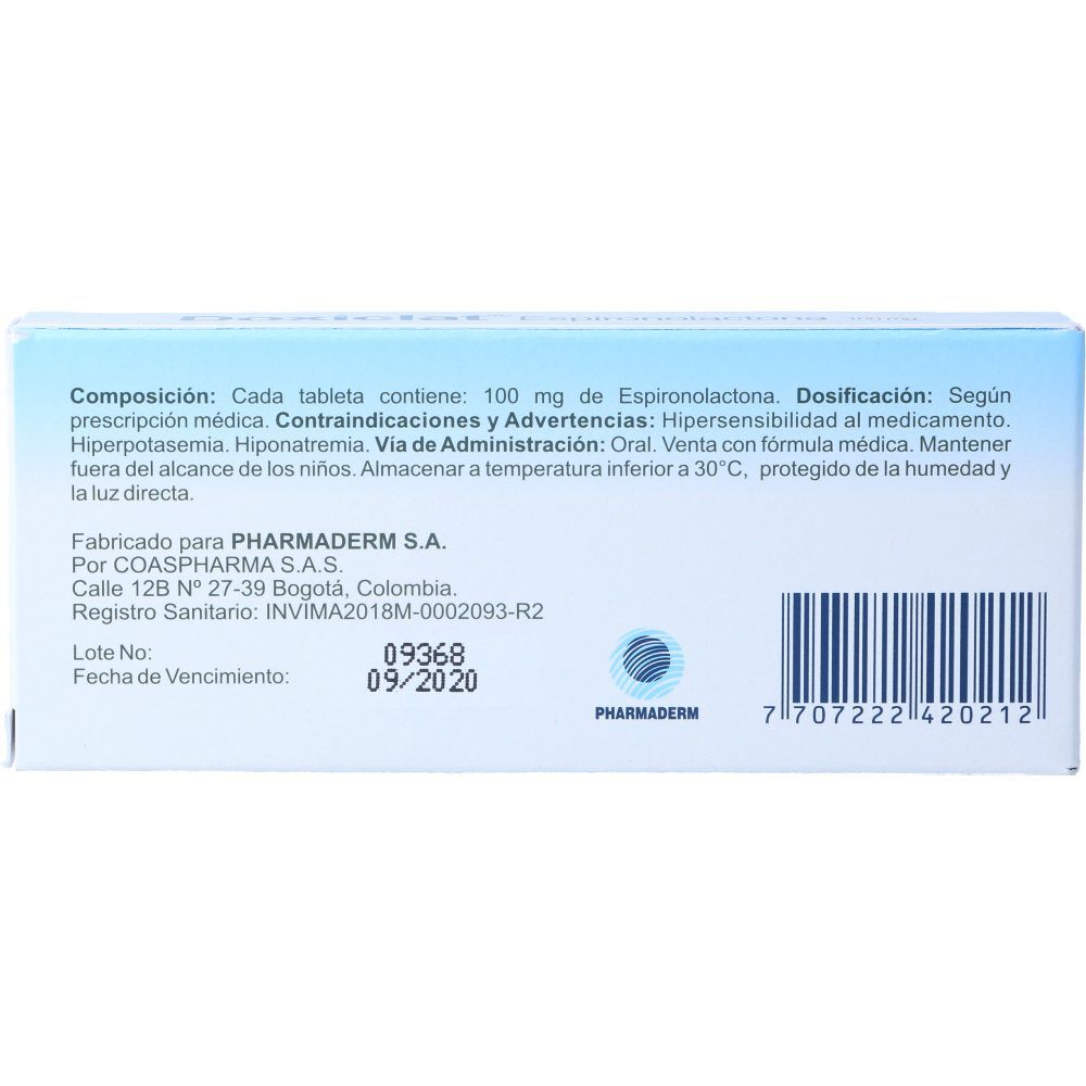 Doxiclat 100Mg Caja X 20 Tabletas