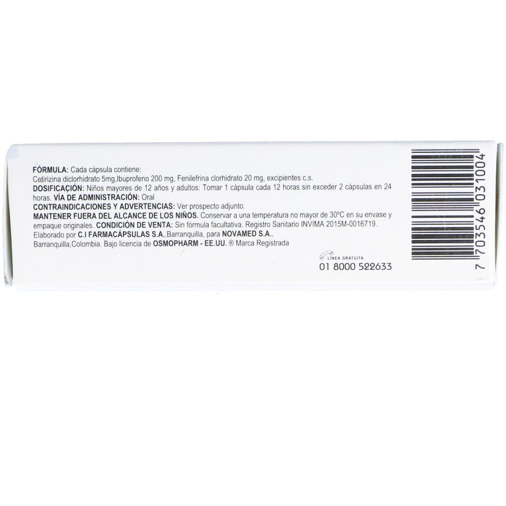 Congestex Caja X 10 Cápsulas