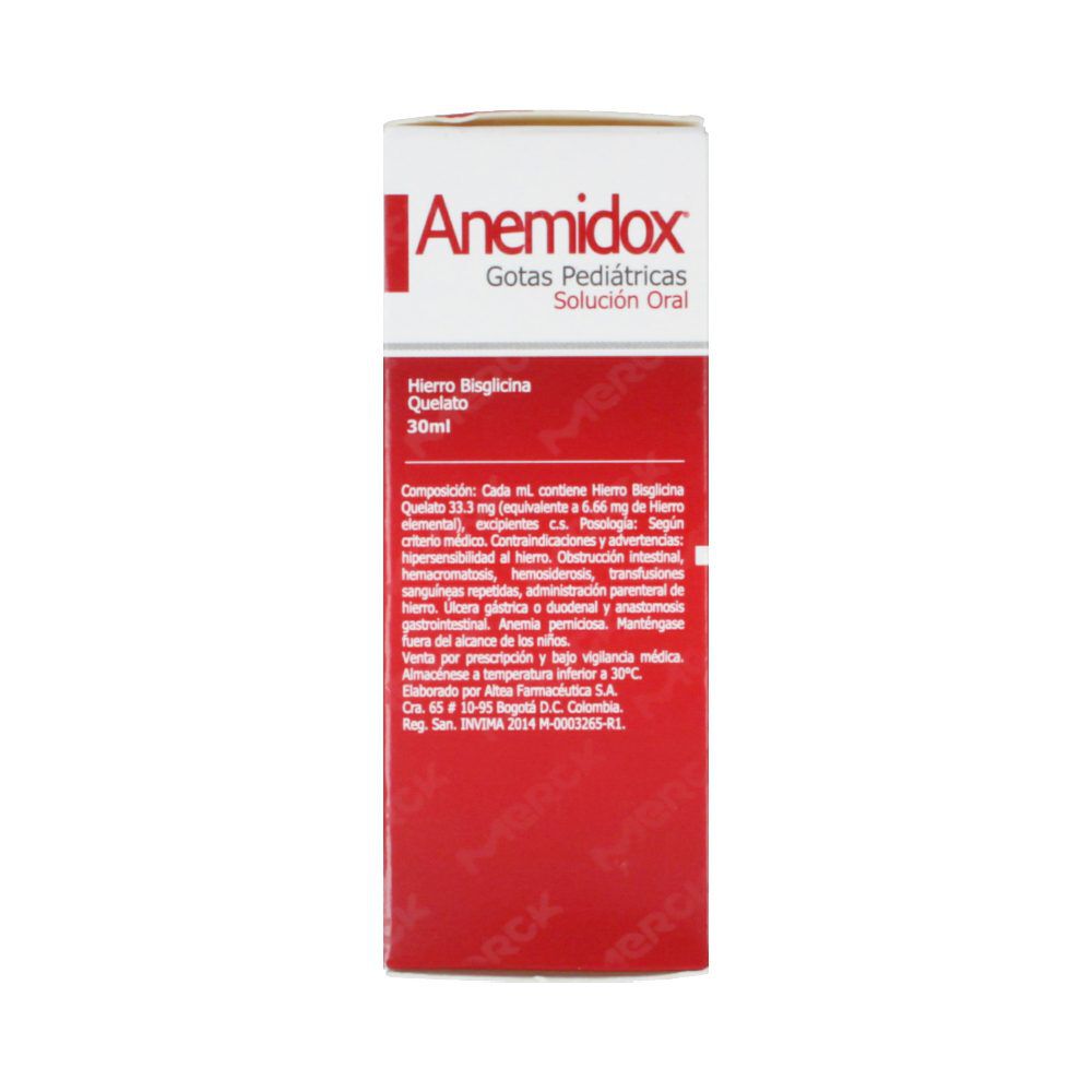 Anemidox Gotas Pediátricas Solución Oral Frasco X 30mL