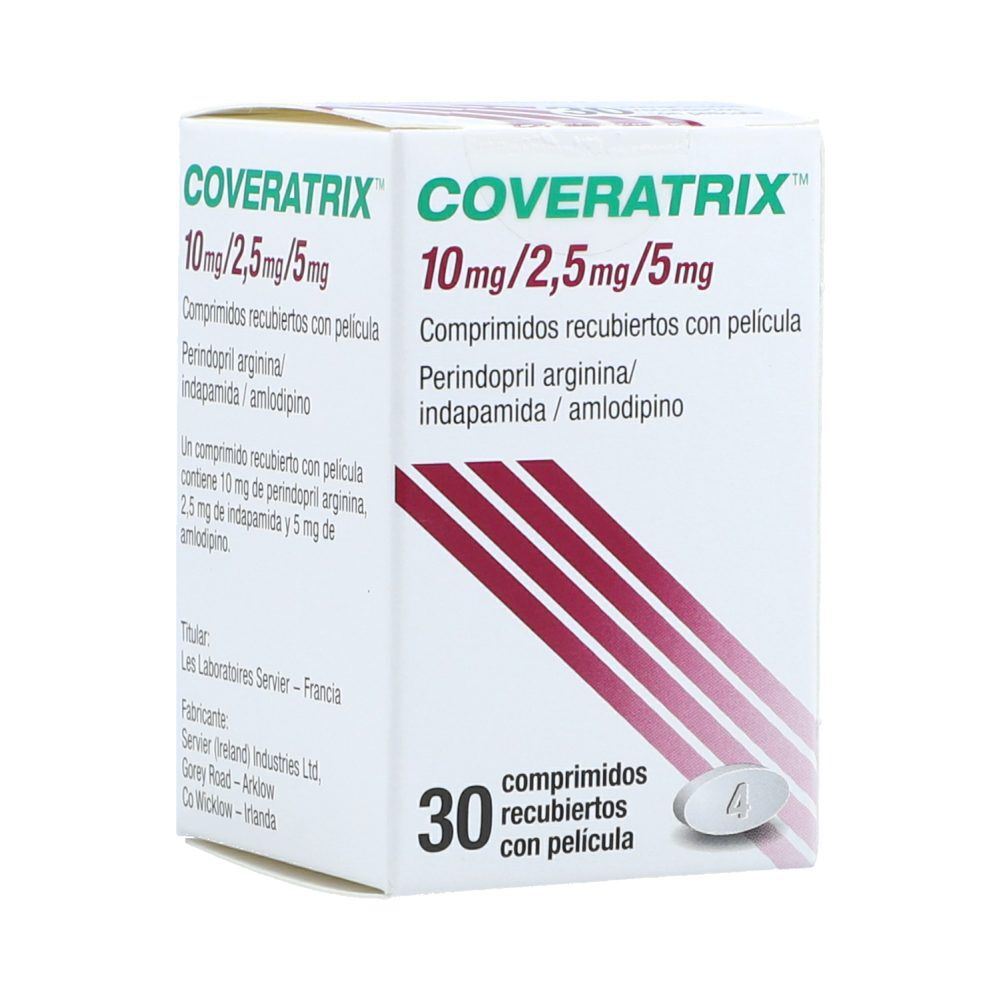 Coveratrix (5+2.5+10)Mg Caja X 30 Tabletas Recubiertas
