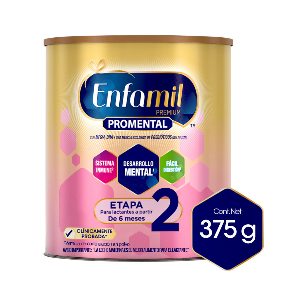 Formula Infantil (6-12 Meses) Enfamil Premium 2 Tarro X 375Gr