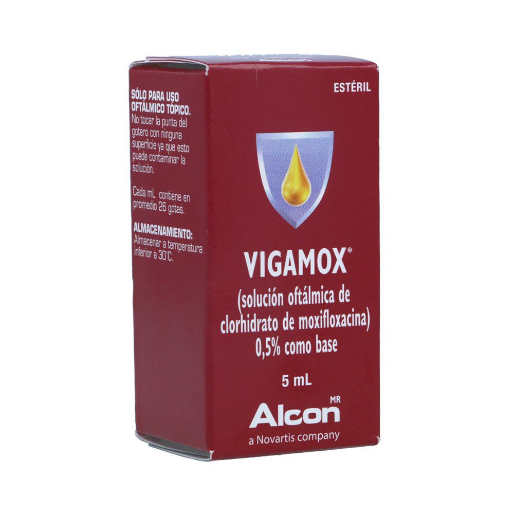 Vigamox Solución Oftalmica 0,5% Frasco X 5mL