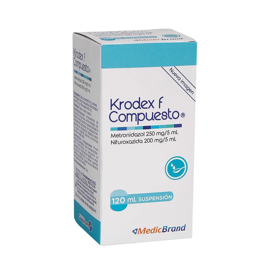 Krodex F Compuesto 250/200mg/5ml54 Susp. Oral