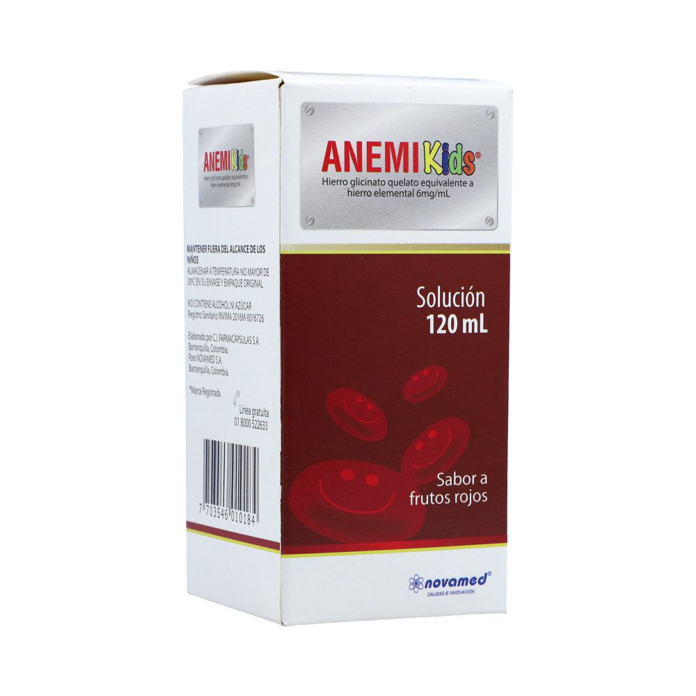Anemikids 600Mg Frasco X 120 mL Solución Oral