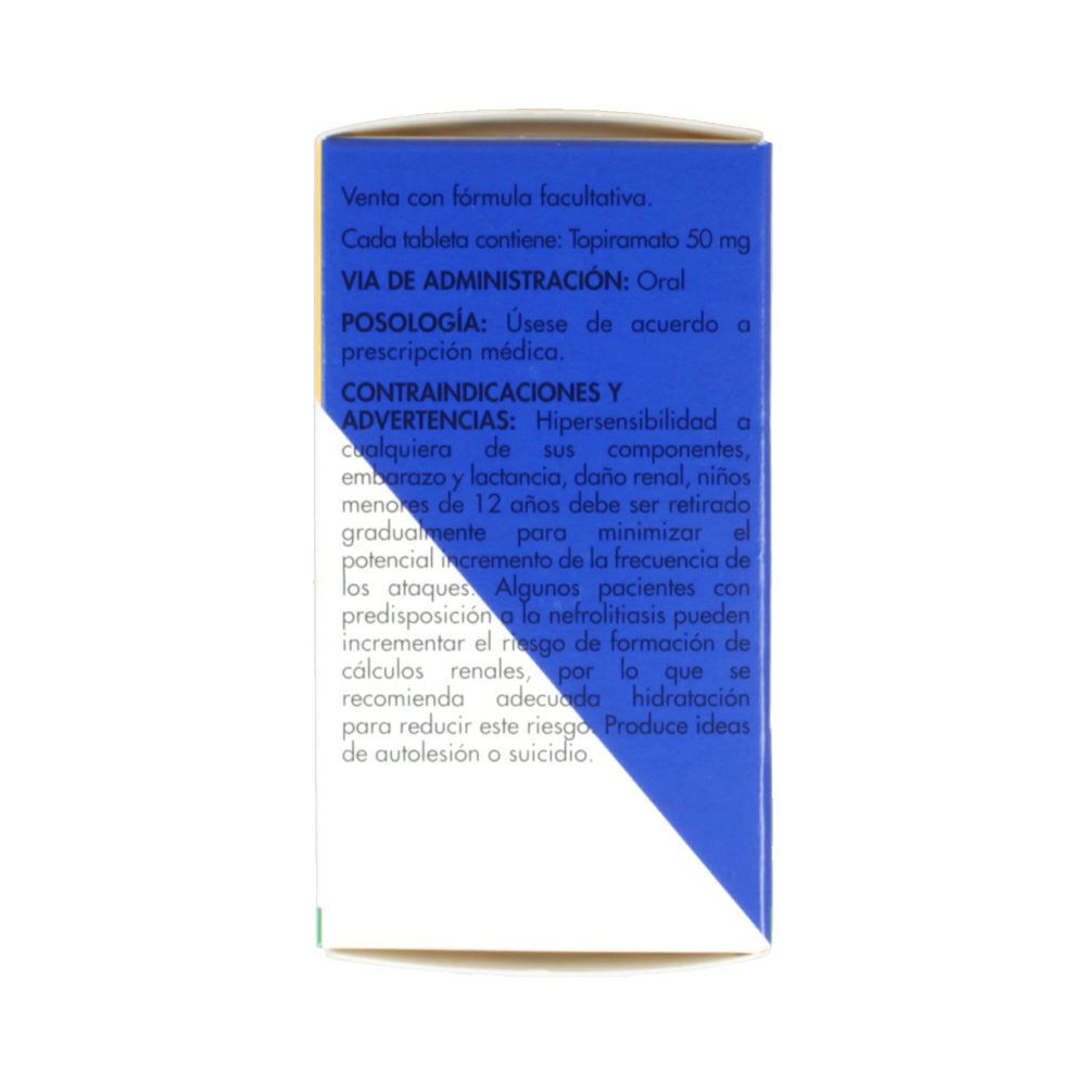 Topamac 50Mg Tableta Frasco X 28