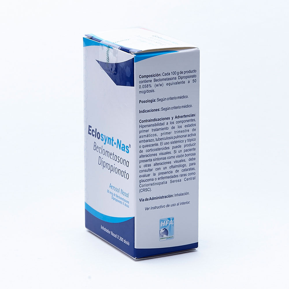 Eclosynt Nas 50Mcg/Dosis Inhalador Nasal Frasco X 200 Dosis