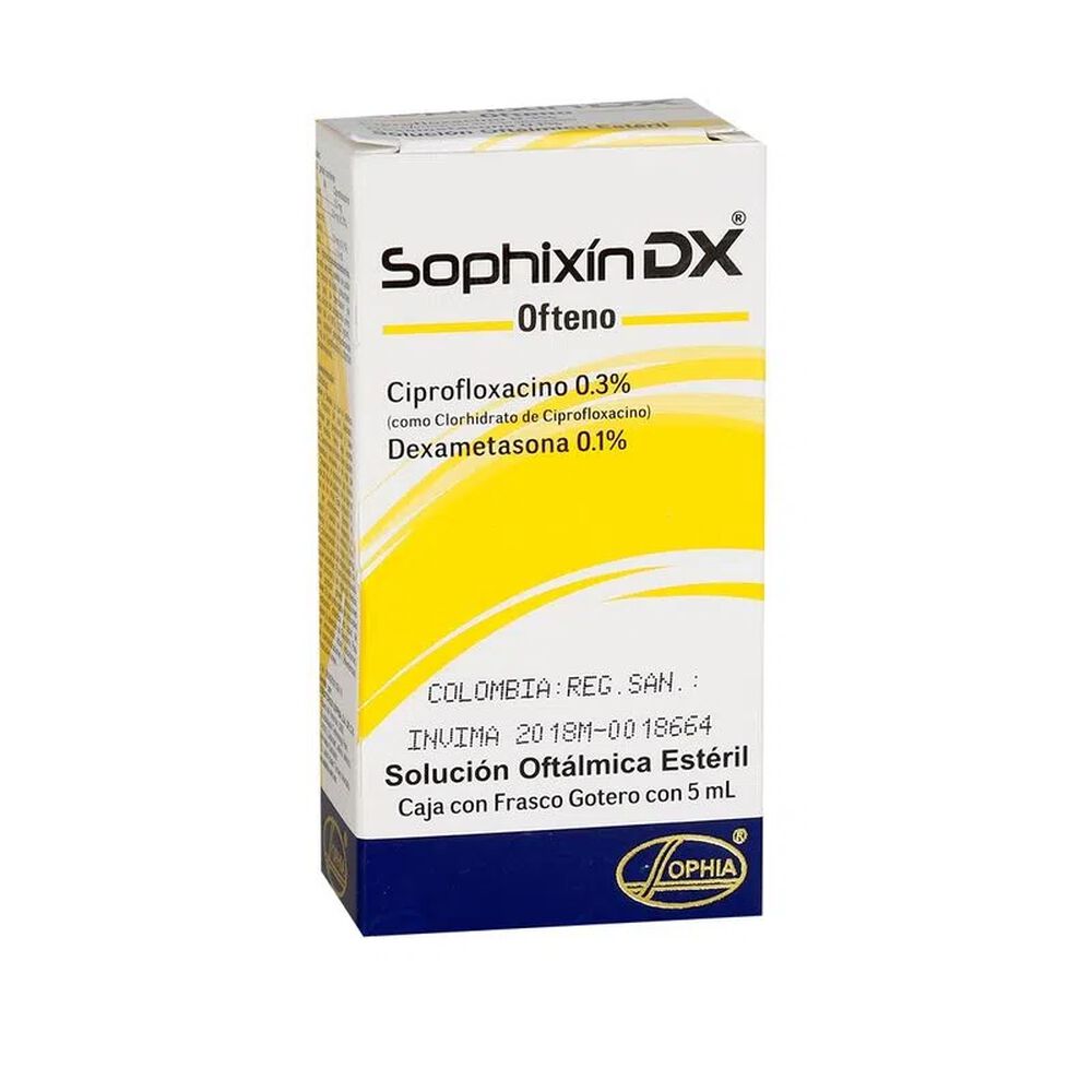 Sophixin Dx (3+1)Mg/Ml Solución Oftálmica Frasco X 5Ml