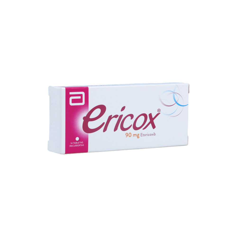 Ericox Tabletas Recubiertas 90Mg Caja X 14