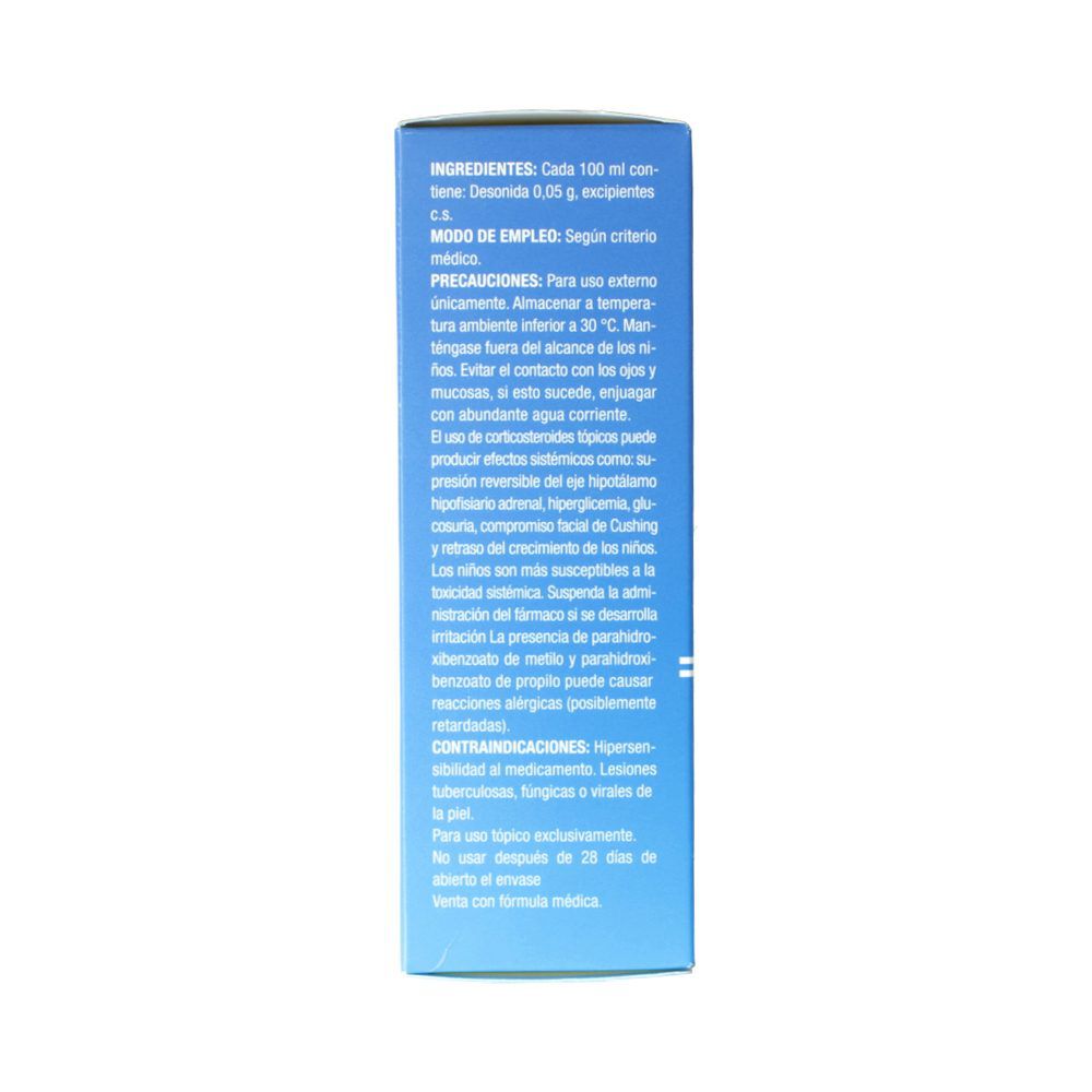 Desonida 0,05% Emulsion Tópica Frasco X 120 mL