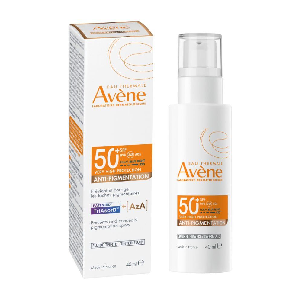 Protector Solar Avene Anti Pigmentation Spf 50+ Con Color Frasco X 40Ml