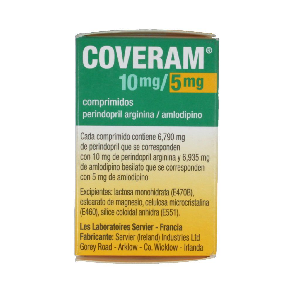 Coveram (10+5)Mg Caja X 30 Tabletas
