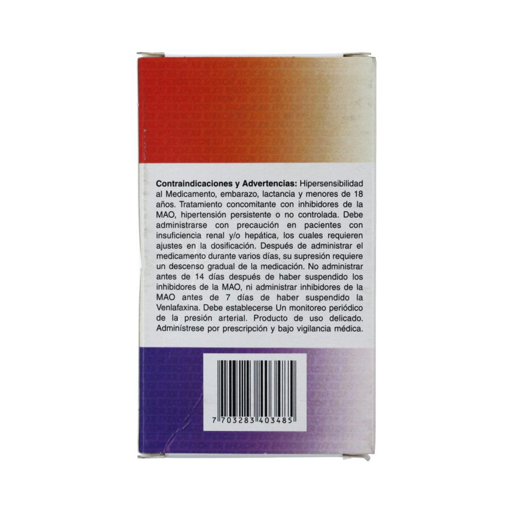 Efexor XR Cápsulas Liberación Prolongada 150Mg Caja X 30