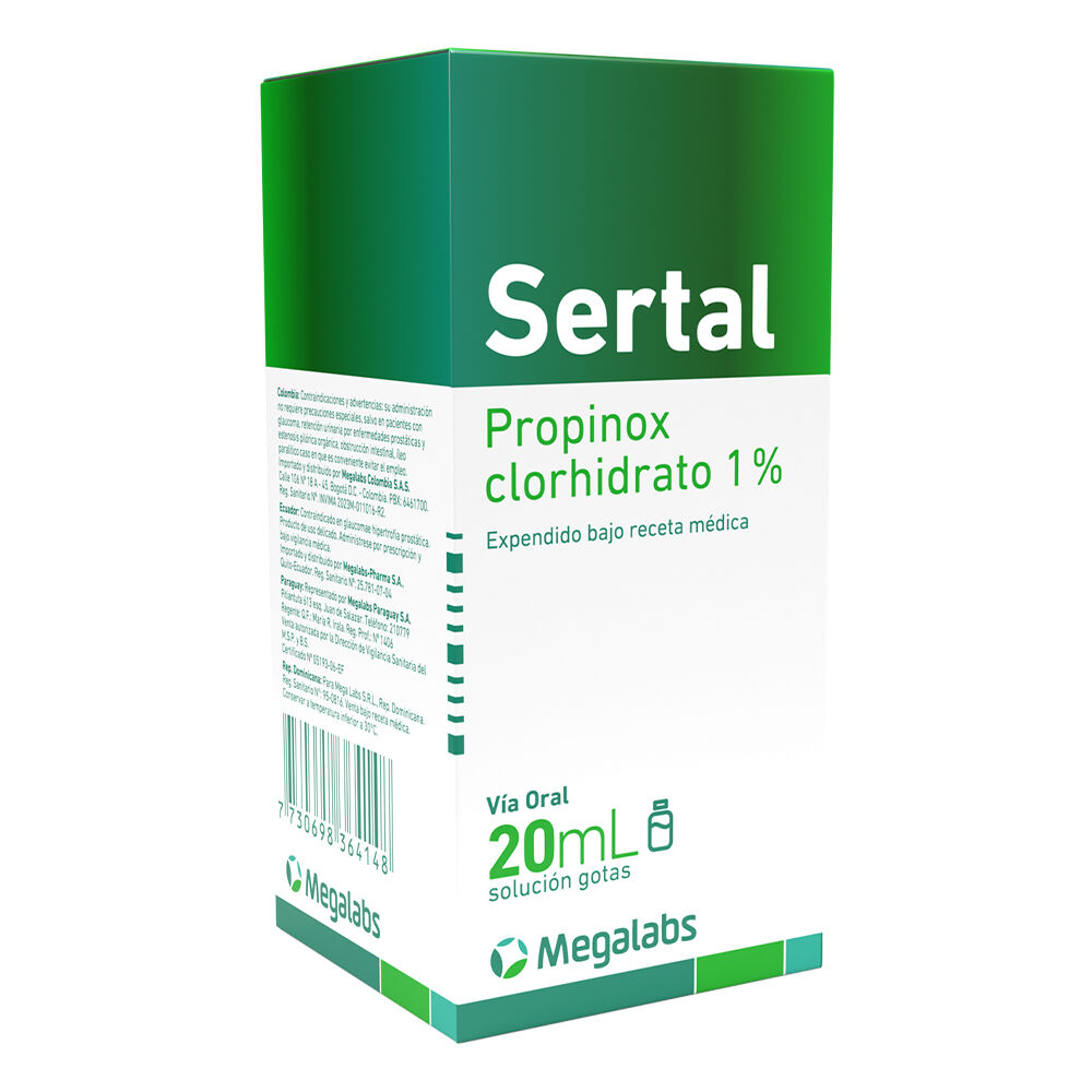 Sertal 1% Sol Oral Frasco X 20mL