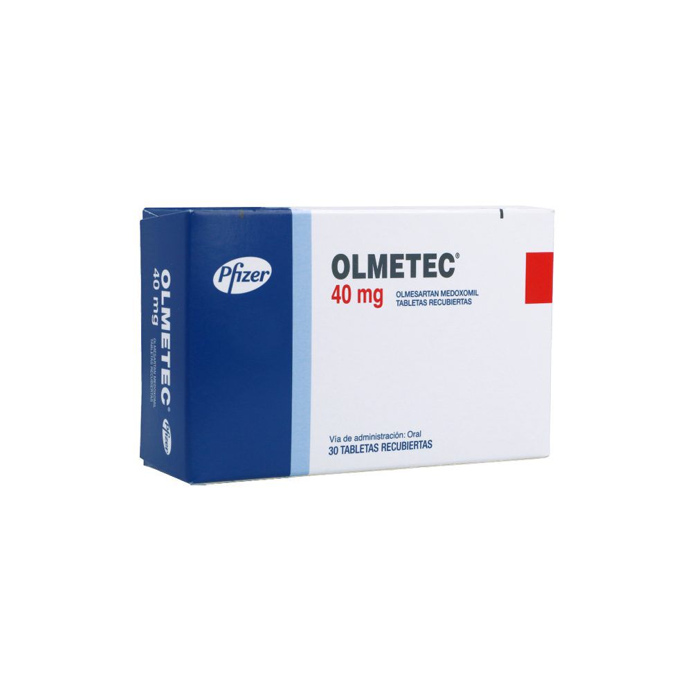 Olmetec Tabletas Recubiertas 40Mg Caja X 30