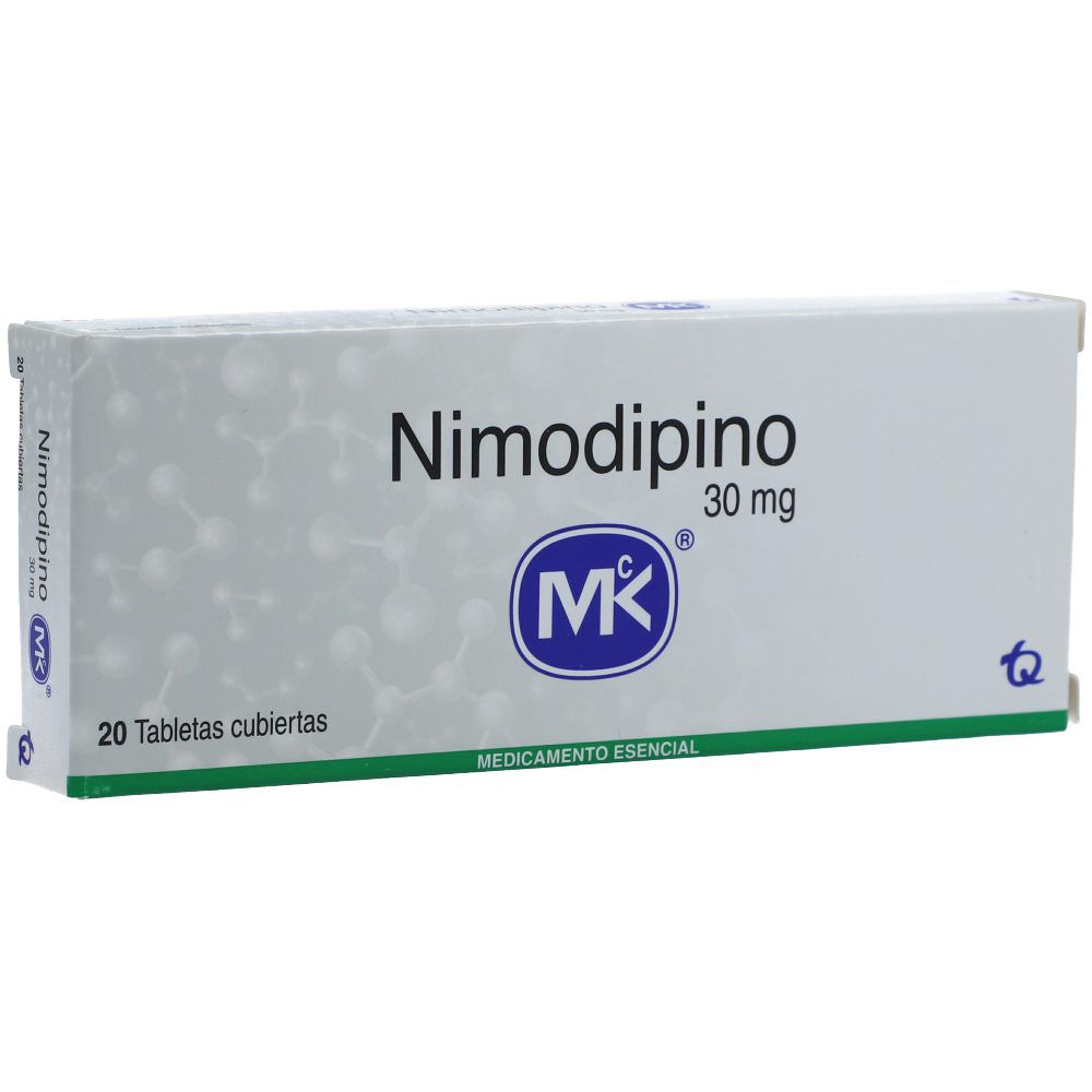 Nimodipino Mk 30Mg Caja X 20 Tabletas