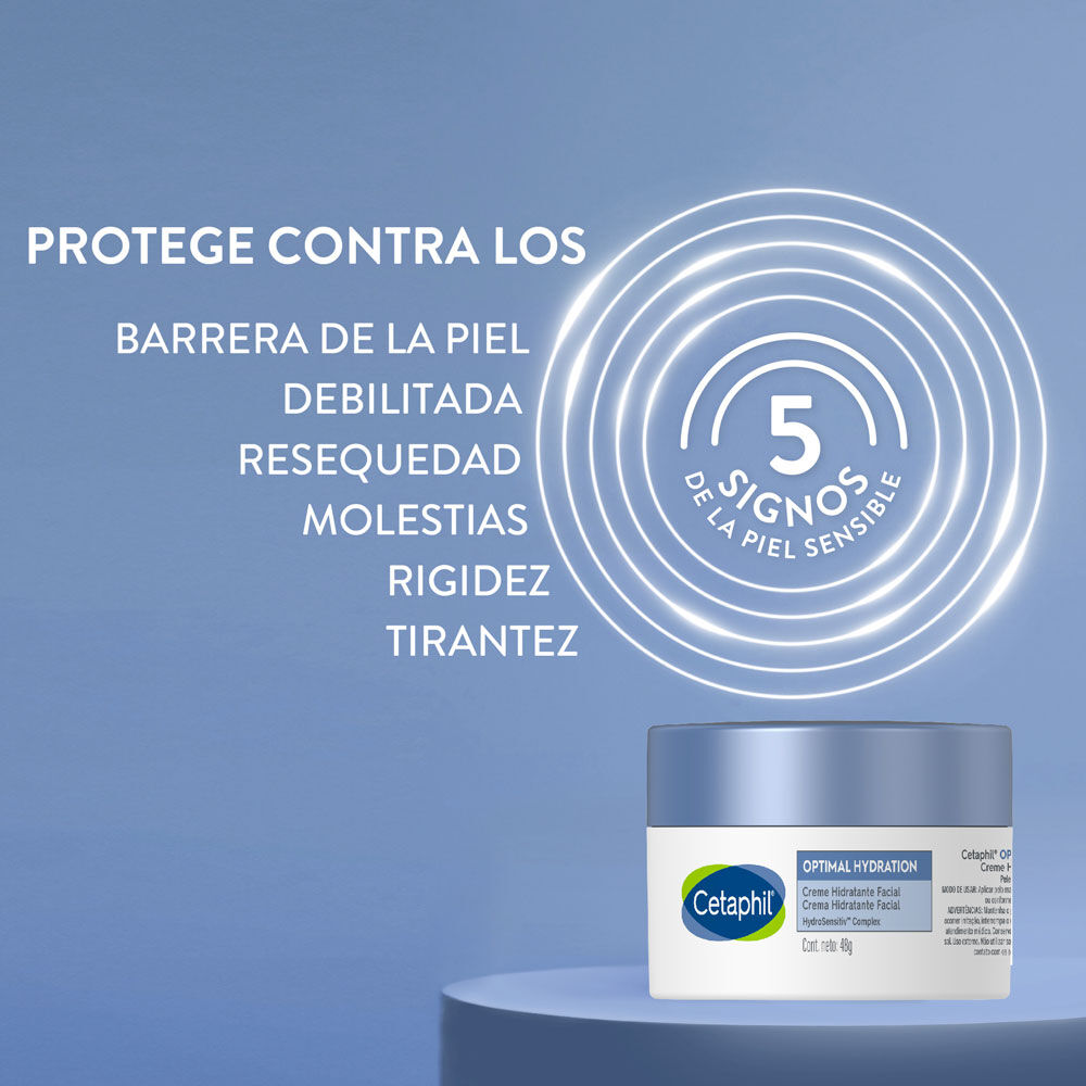 Crema Facial Dia Cetaphil Optimal Hydration Frasco X 48Gr