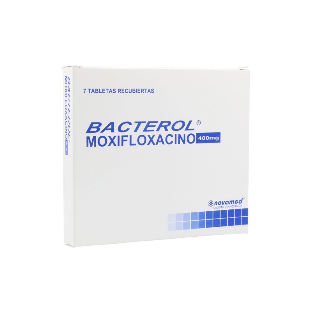 Bacterol 400mg Caja x 7 Tabletas Recubiertas