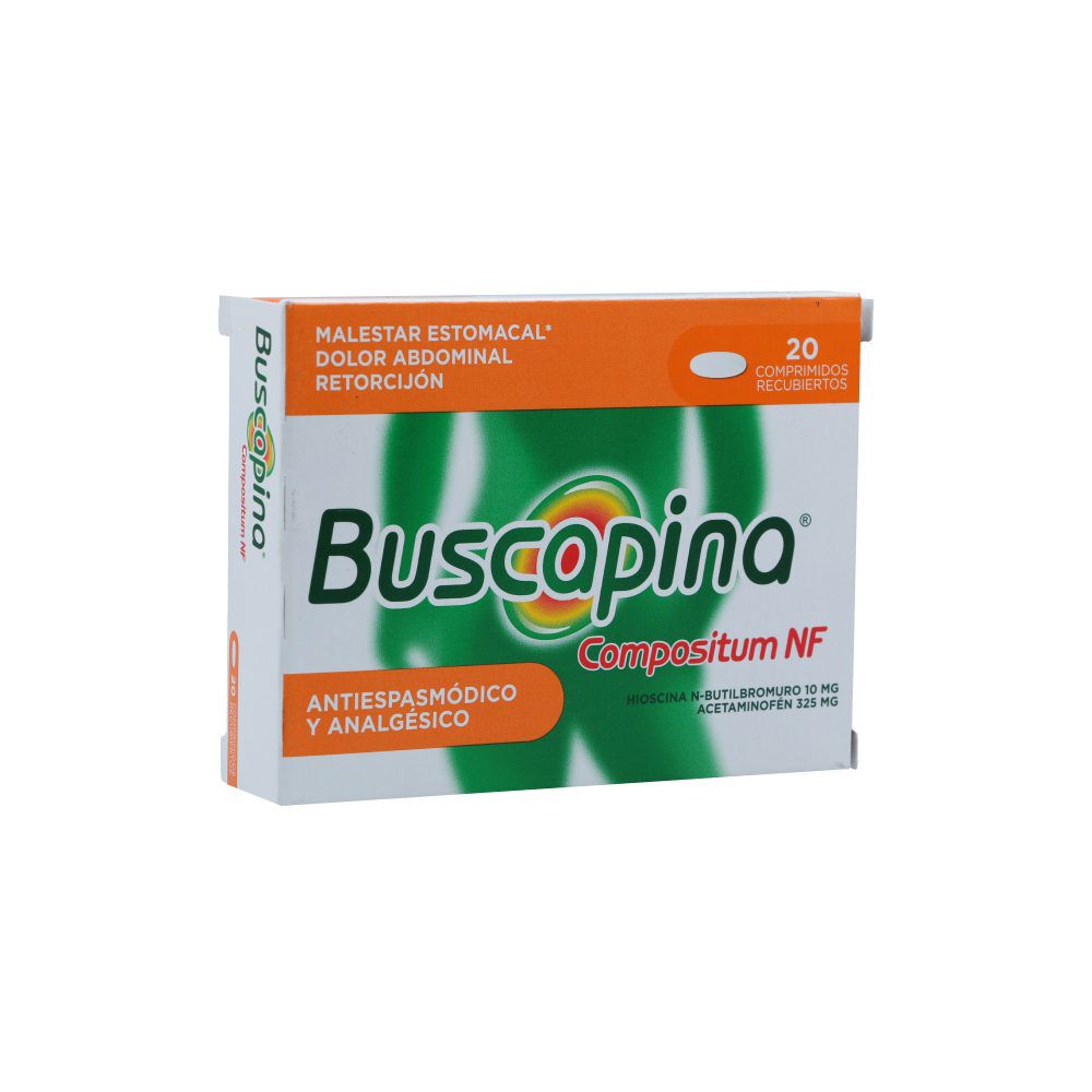 Buscapina Compuesta Nf (325+10)Mg Caja X 20 Tabletas Recubiertas