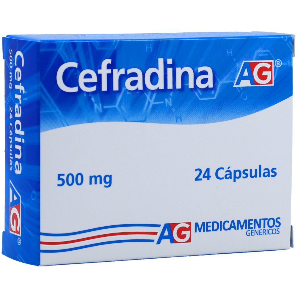 Cefradina American Generics 500Mg Caja X 24 Cápsulas
