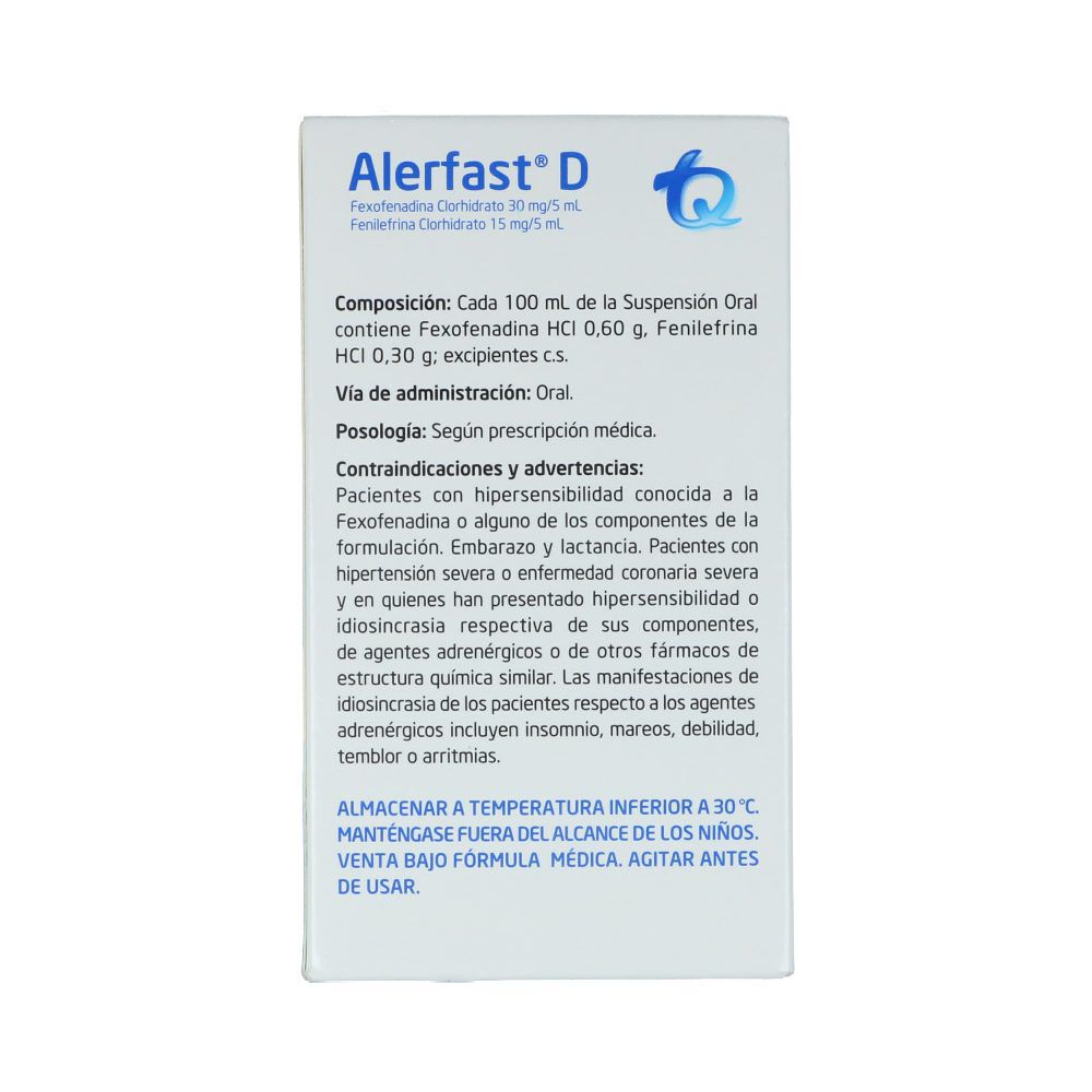 Alerfast D Suspensión Oral Frasco X 90mL