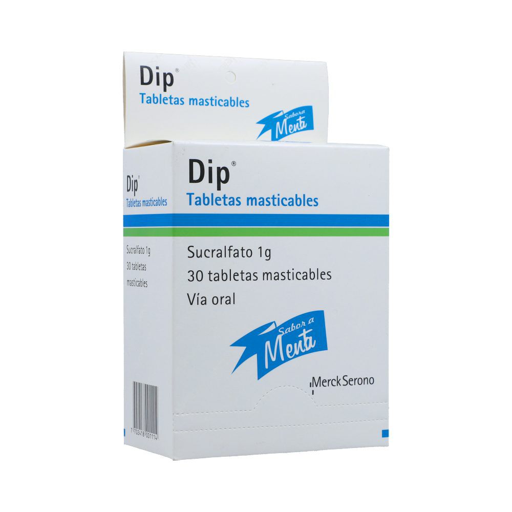 Dip 1Gr. Blister X 2 Tabletas Masticables - Sabor A Menta