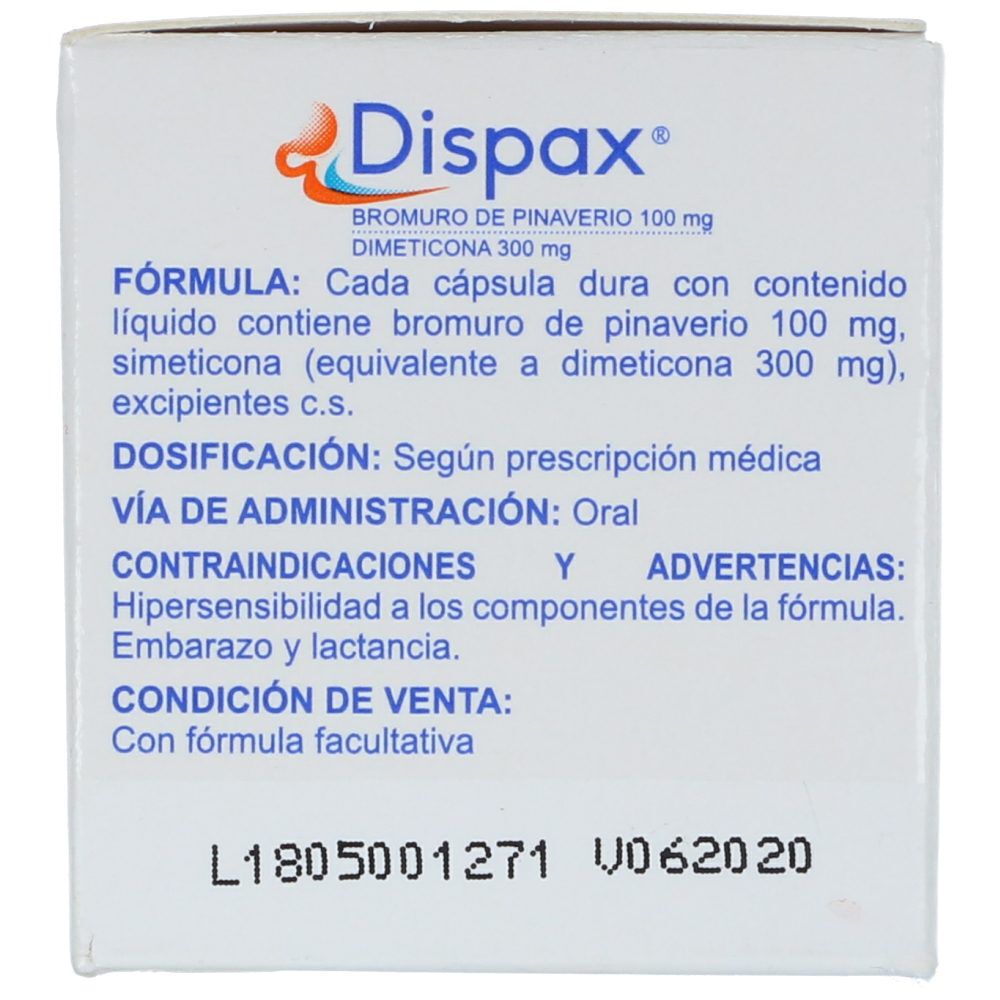 Dispax Caja X 16 Cápsulas duras con contenido Líquido
