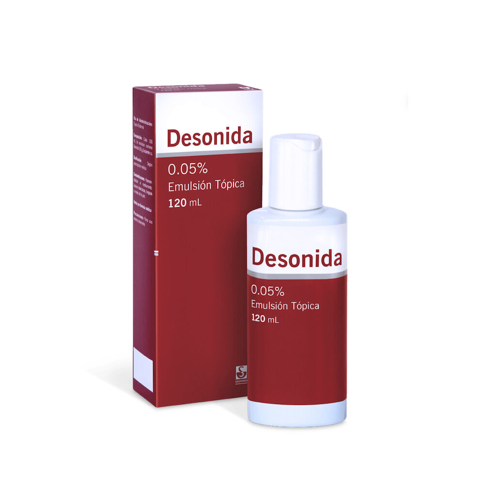 Desonida 0.05% Emul Topico Frasco X 120Ml
