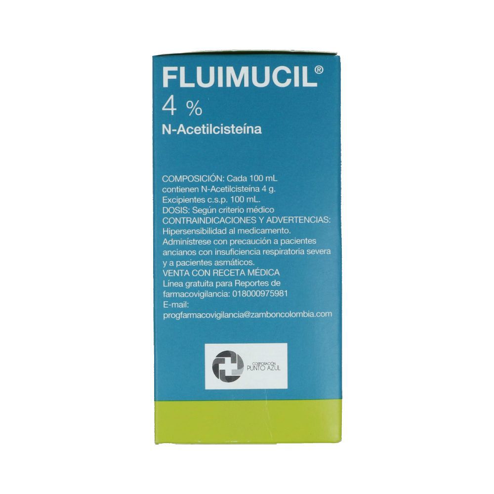 Fluimucil Jarabe 4%(200Mg/5mL) Frasco X 120 mL