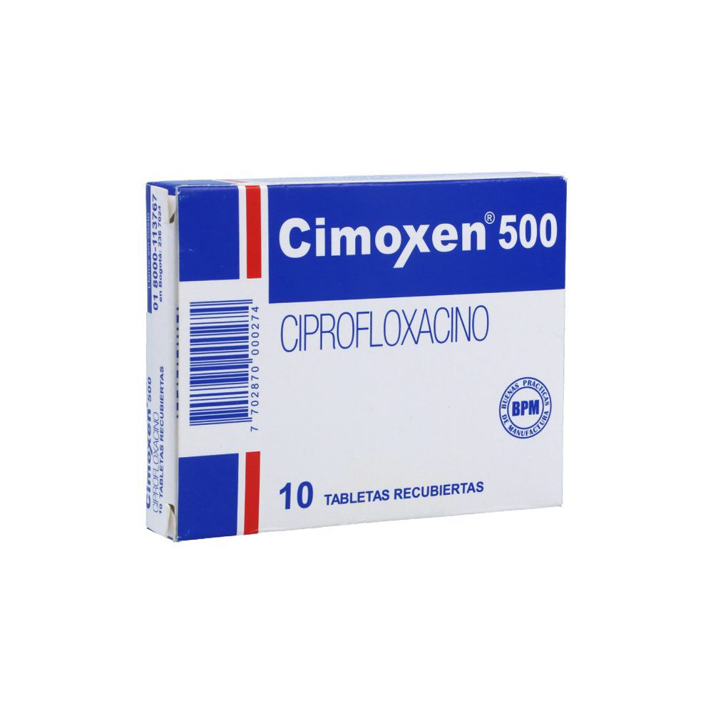 Cimoxen 500Mg Caja X 10 Tabletas