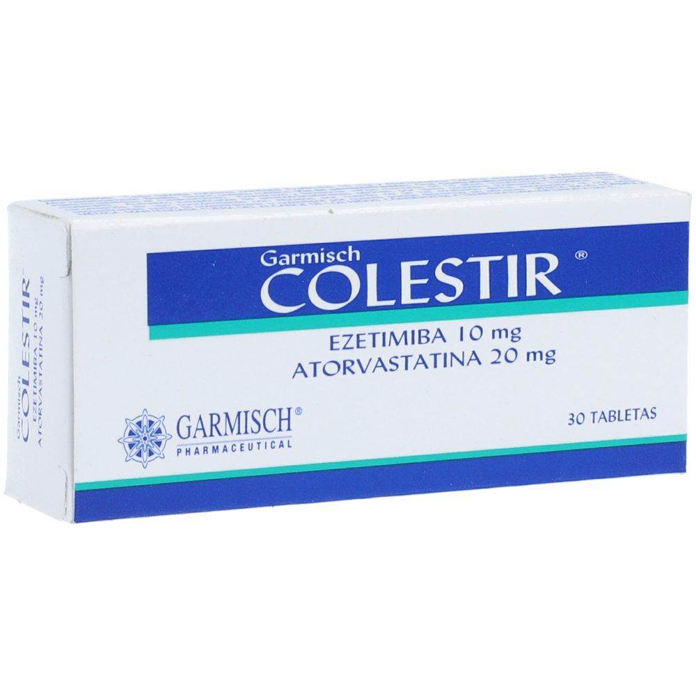 Colestir 10/20mg Caja x 30 Tabletas Recubiertas