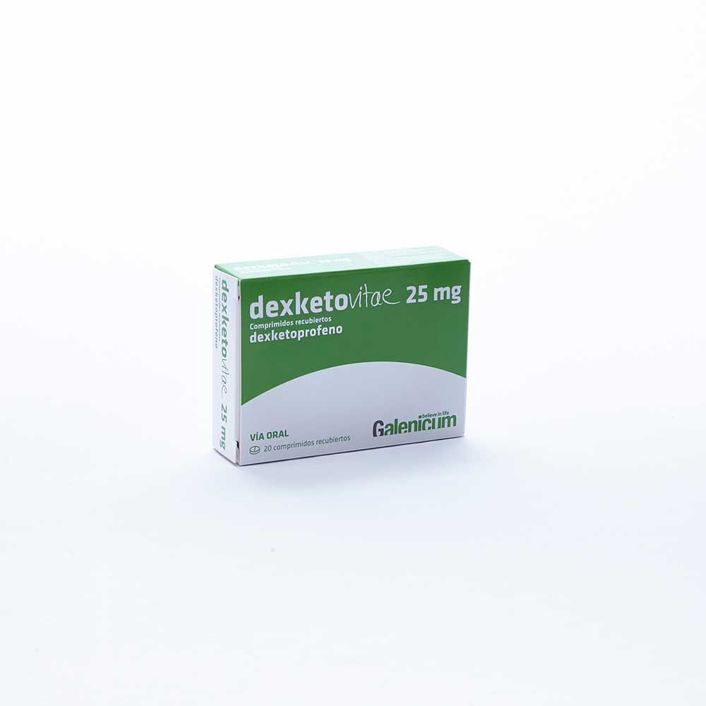 Dexketovitae Tabletas Recubiertas 25Mg Caja X 20