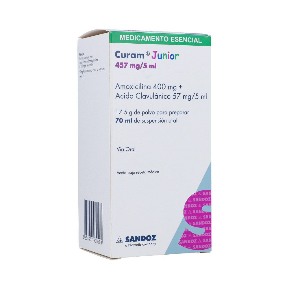 Curam (400Mg+57Mg)/5mL Susp Oral Frasco X 70mL