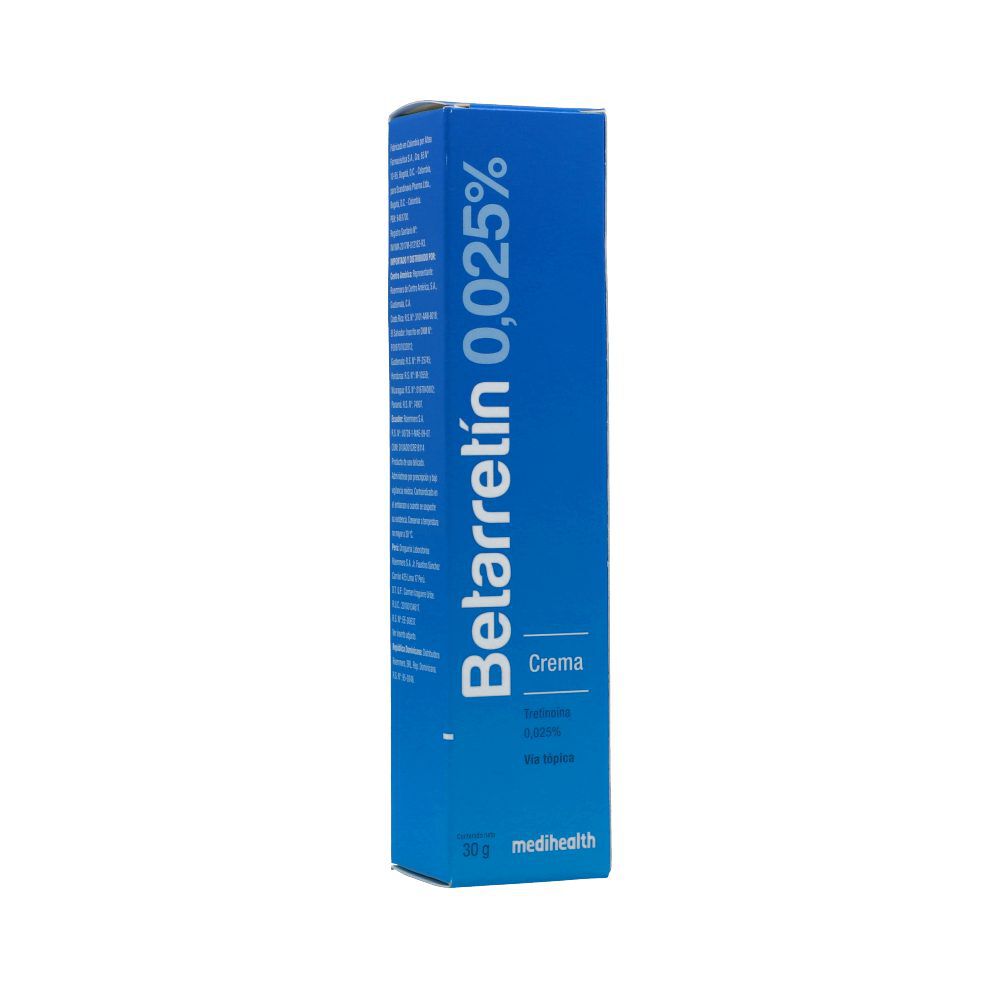 Betarretin 0,025% Crema Tubo X 30 Gr