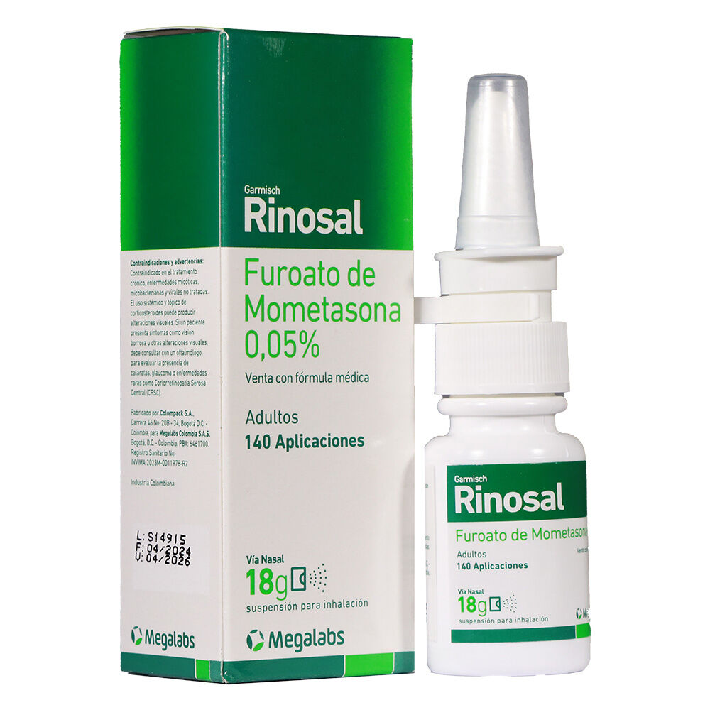 Rinosal 0.05% Spray Nasal Frasco X 140 Dosis