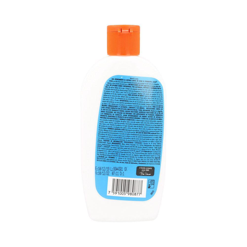 Repelente De Insectos Family Crema Autan Frasco X 200Gr