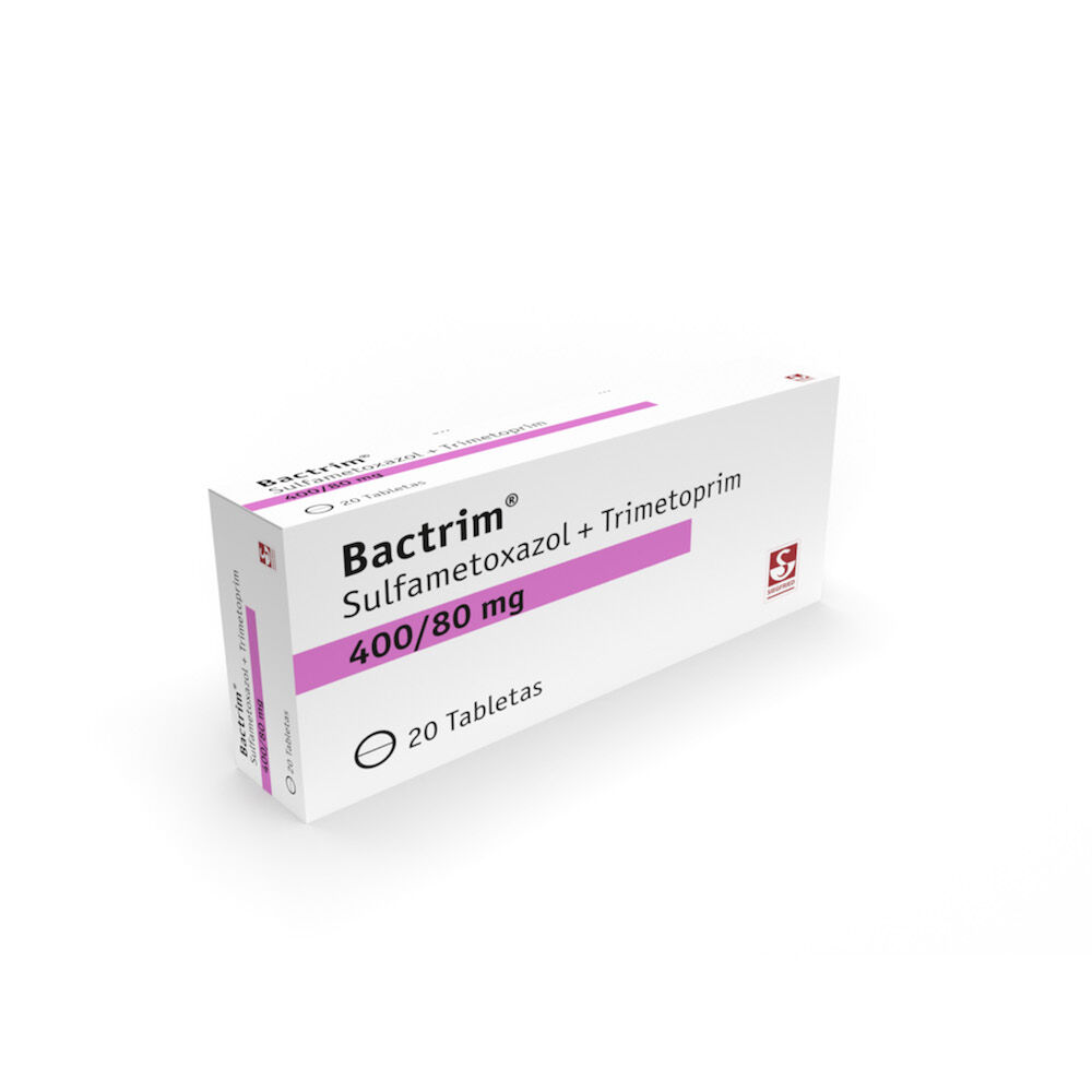 Bactrim 80Mg+400Mg Caja X 20 Tabletas