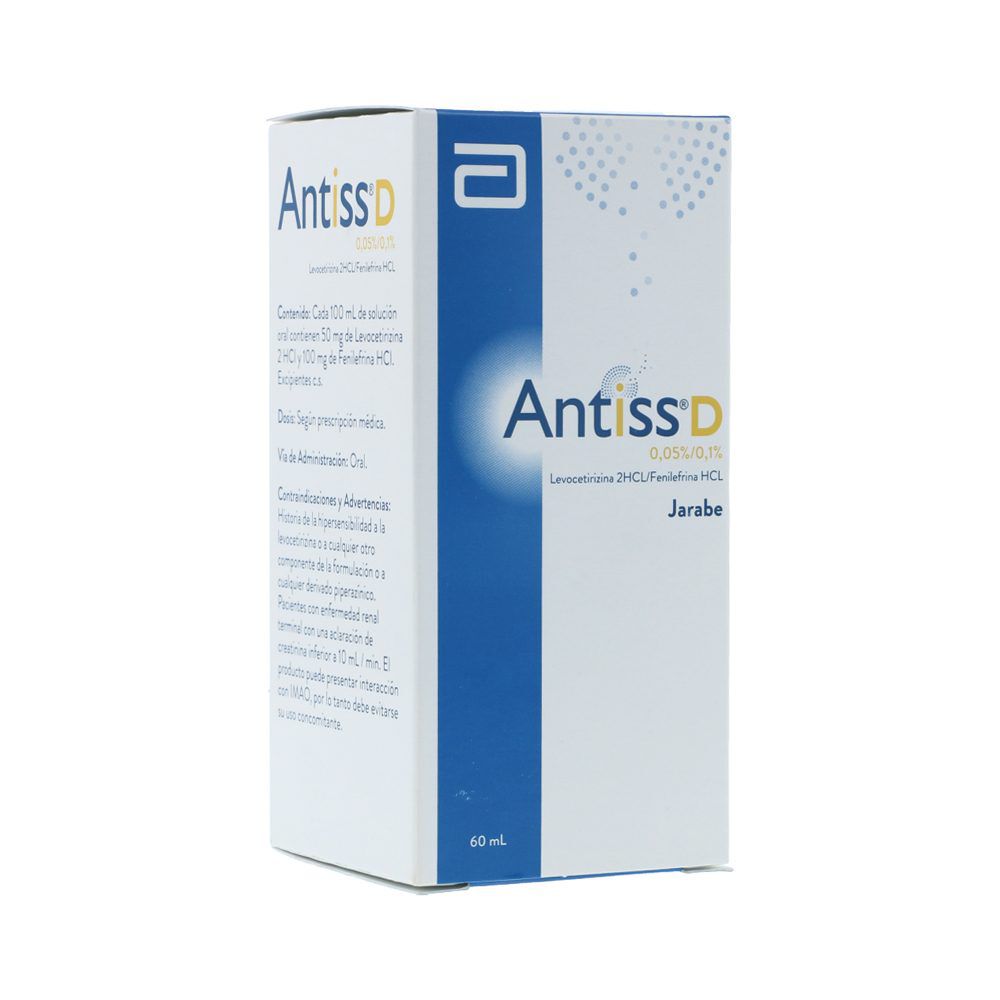 Antiss D (2.5+5)Mg/5mL Frasco X 60mL Solución Oral