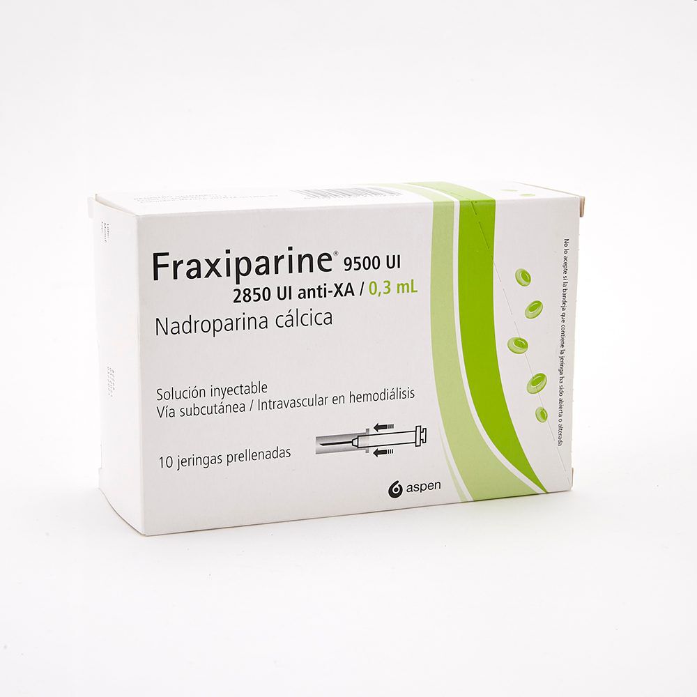 Fraxiparine 9500 UI Anti-Xa (2850UI) Jeringa Prellenada Solución ...